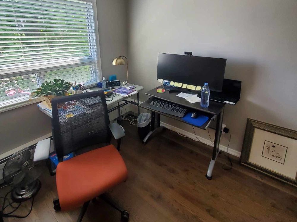 Weekend decorator: A sterile home office gets an elegant update