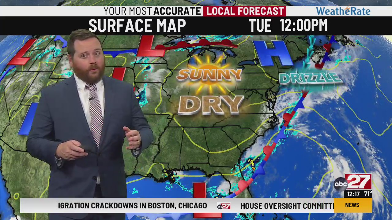 Dan's Tuesday Midday Forecast
