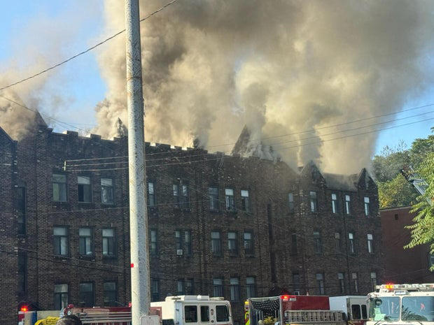 Photos show massive fire at apartment building in Pittsburgh's Squirrel ...