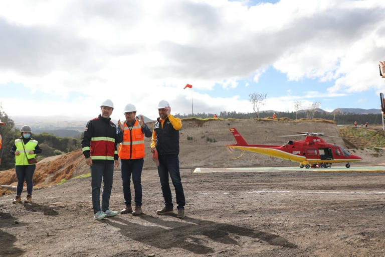 Quito estrena helibase en el “El Inga”