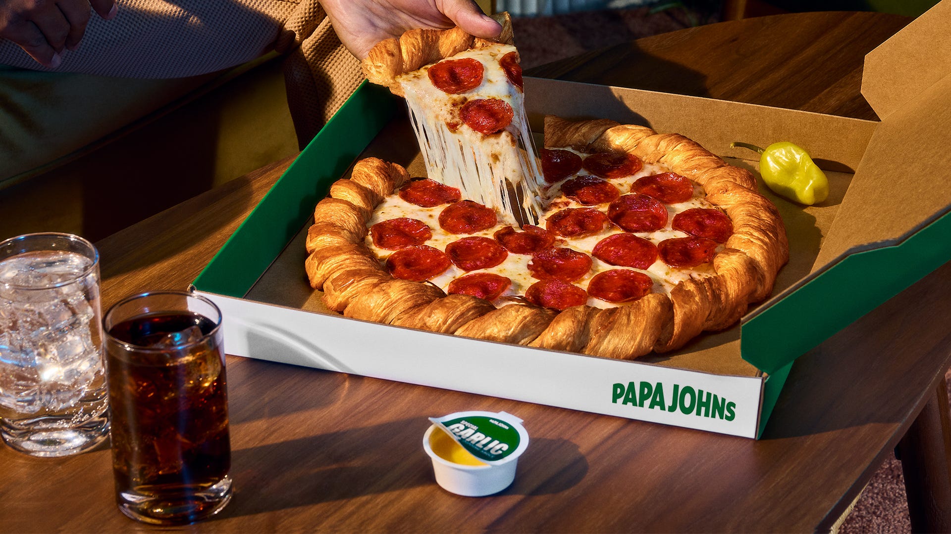 Papa Johns offers Croissant Pizza for limited time on Sept. 10. How to ...