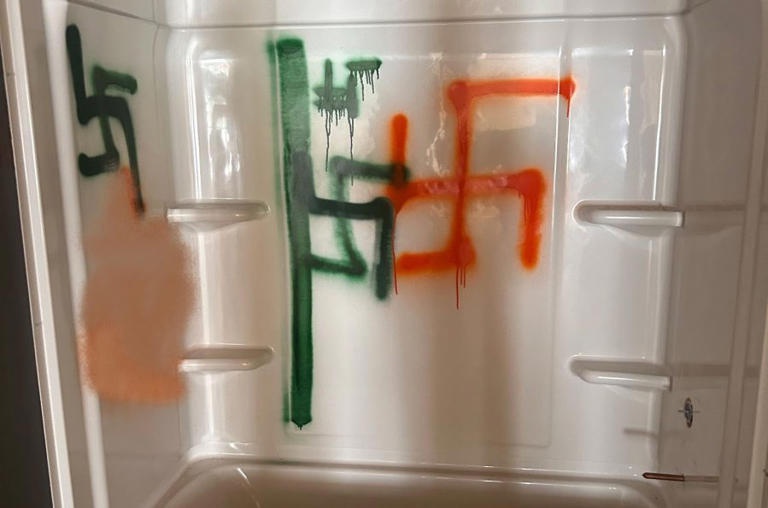 Racial slurs, swastikas painted on walls of 2 homes under construction ...