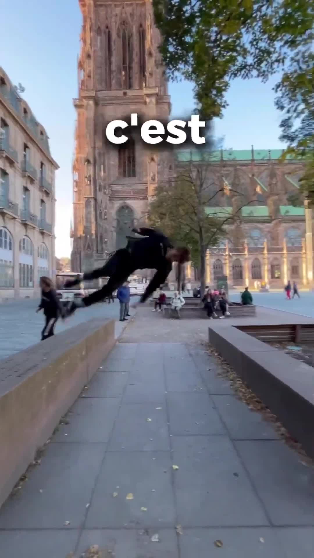 J'ai réussi un saut difficile
