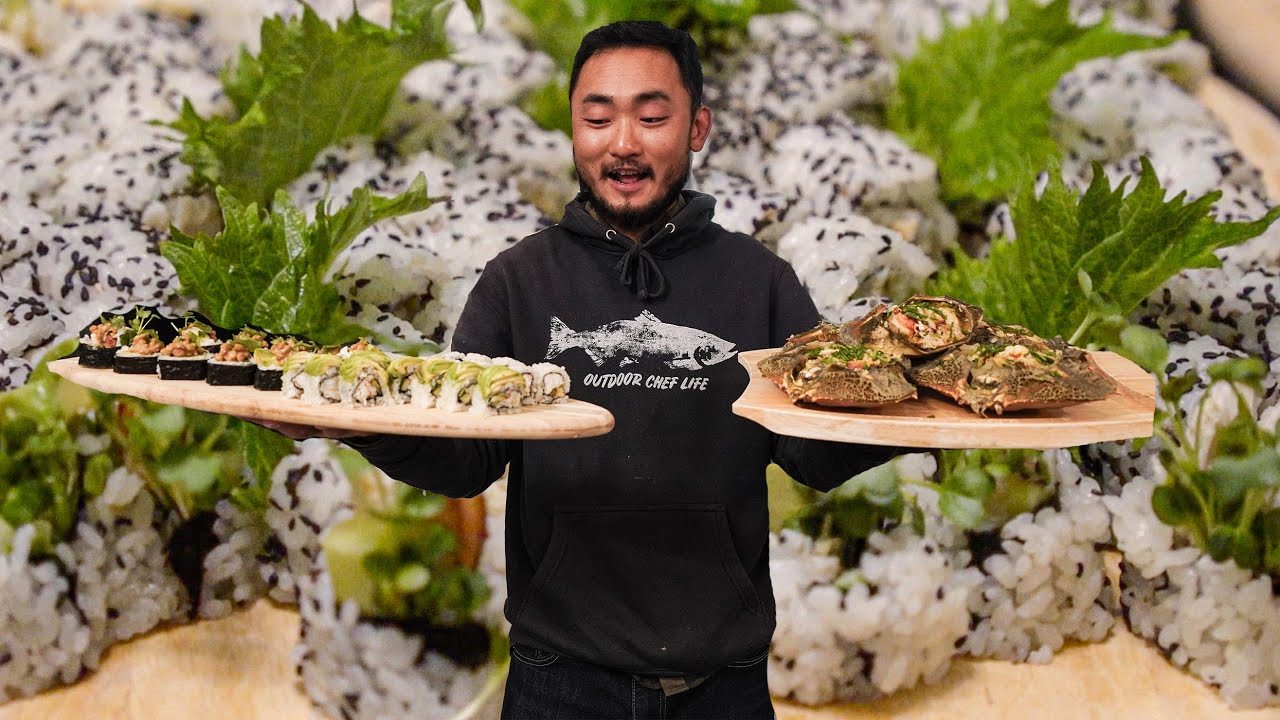 Making real California rolls from scratch