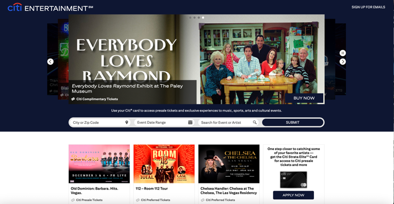What is Citi Entertainment? Get access to concert presale tickets, VIP ...