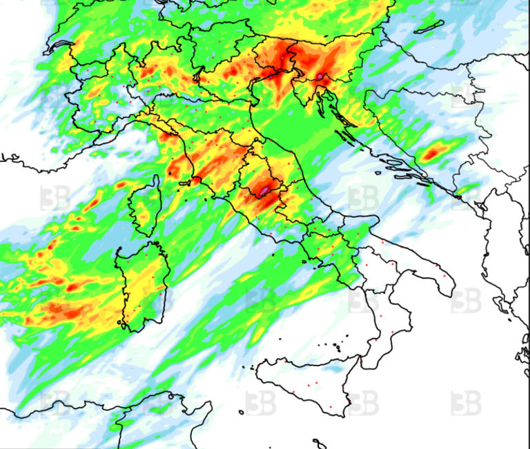 Maltempo, nubifragio all'isola d'Elba. Mercoledì allerta arancione in 5 regioni, l'esperto ...