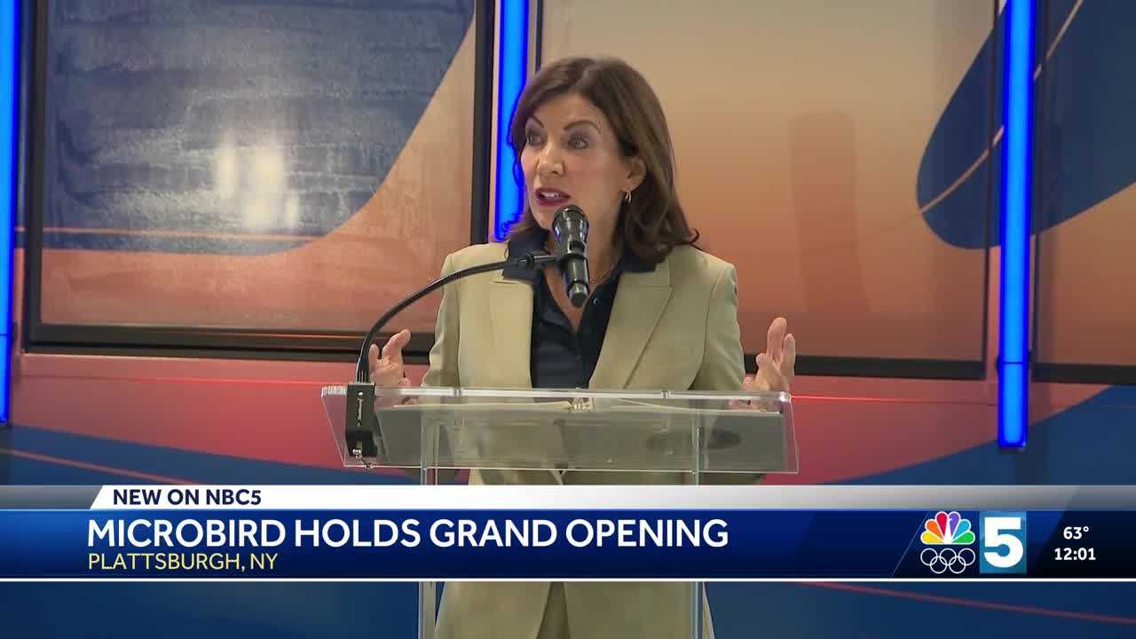 Hochul visits Micro Bird in Plattsburgh to celebrate grand opening