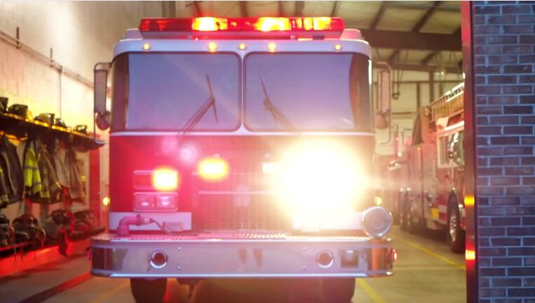 Crews battle structure fire in Manchester