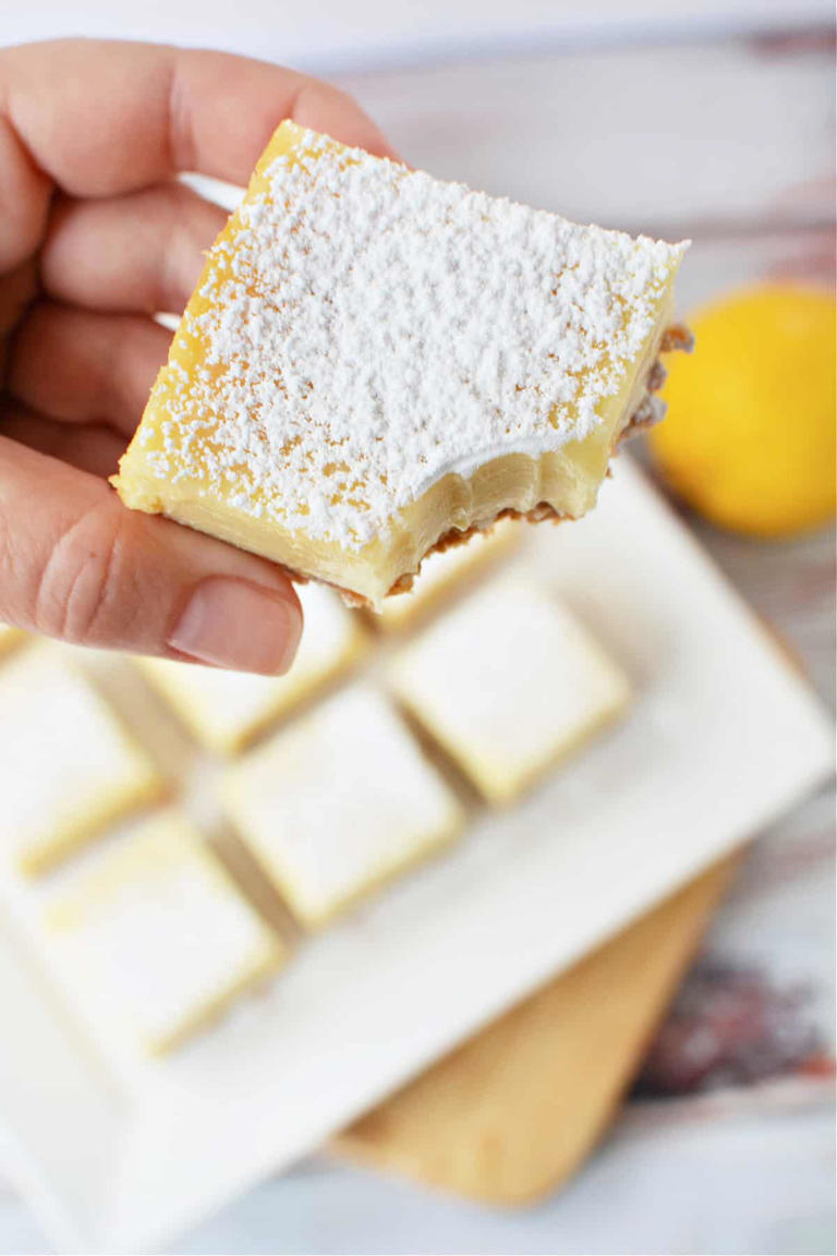 Brighten Your Day With Lemon Bars with Graham Cracker Crust
