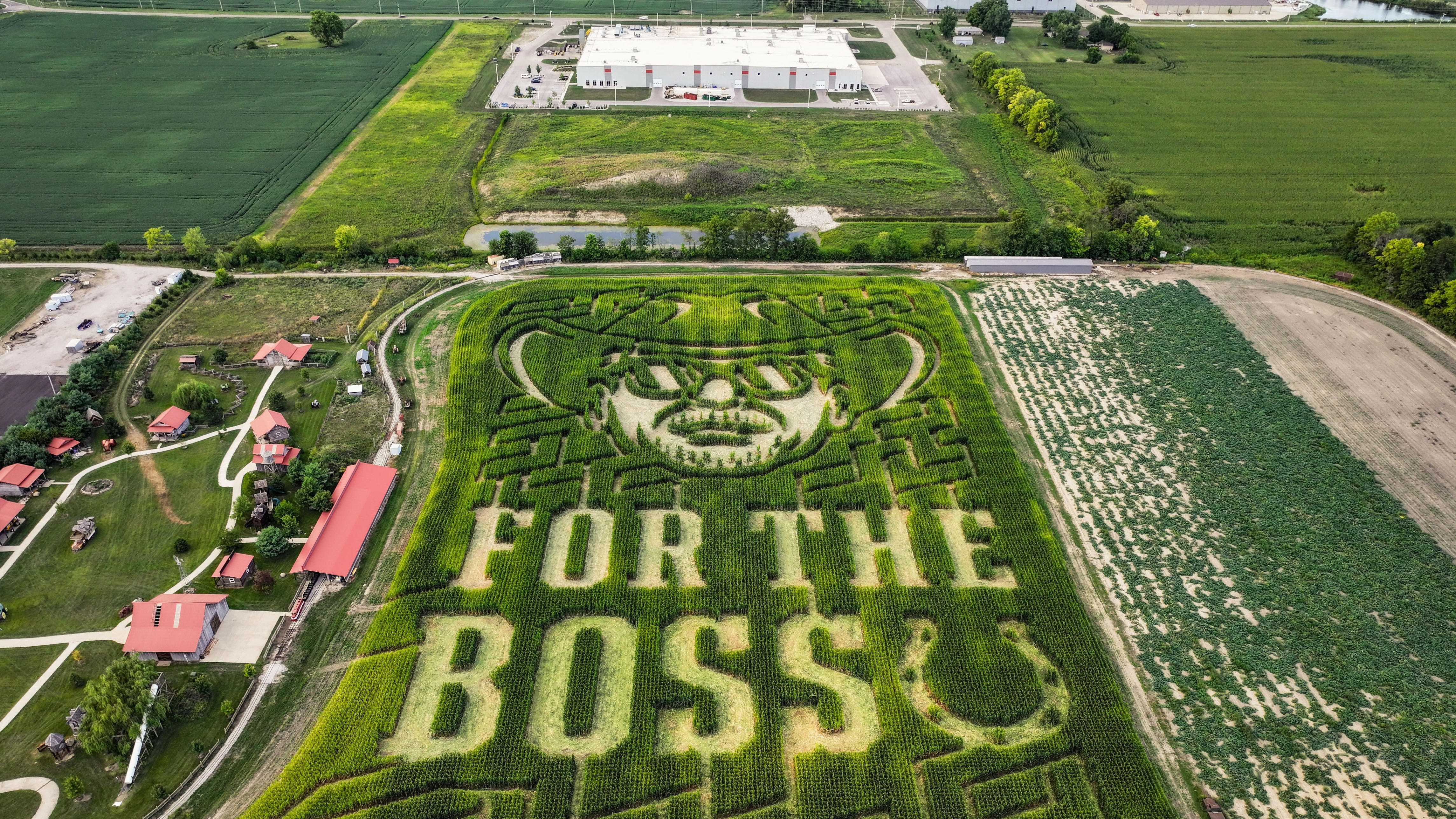 Watch as Jim Irsay appears in a corn maze to honor his contribution to ...