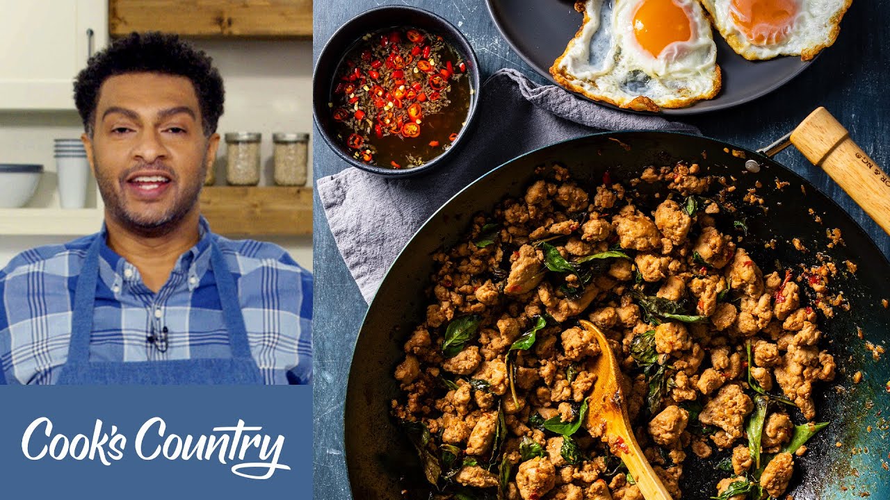 How to make pad gra prow (Holy Basil stir-fry)