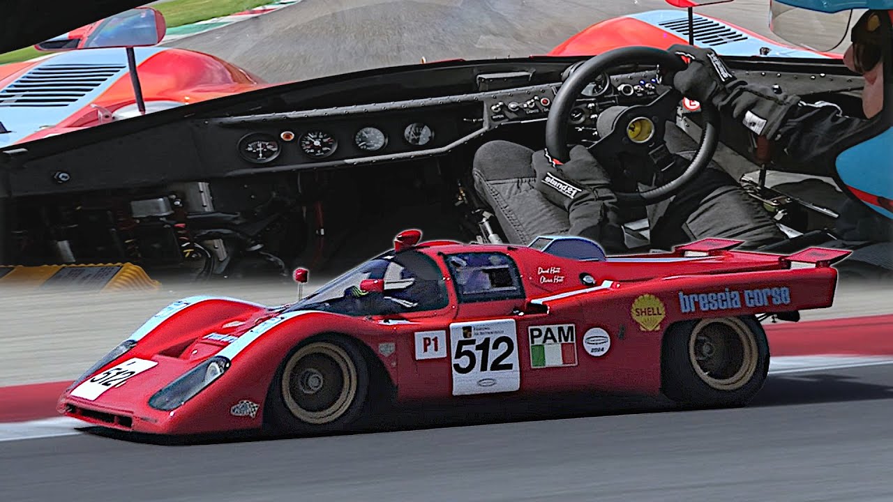Ferrari 512 M V12 Onboard at Mugello