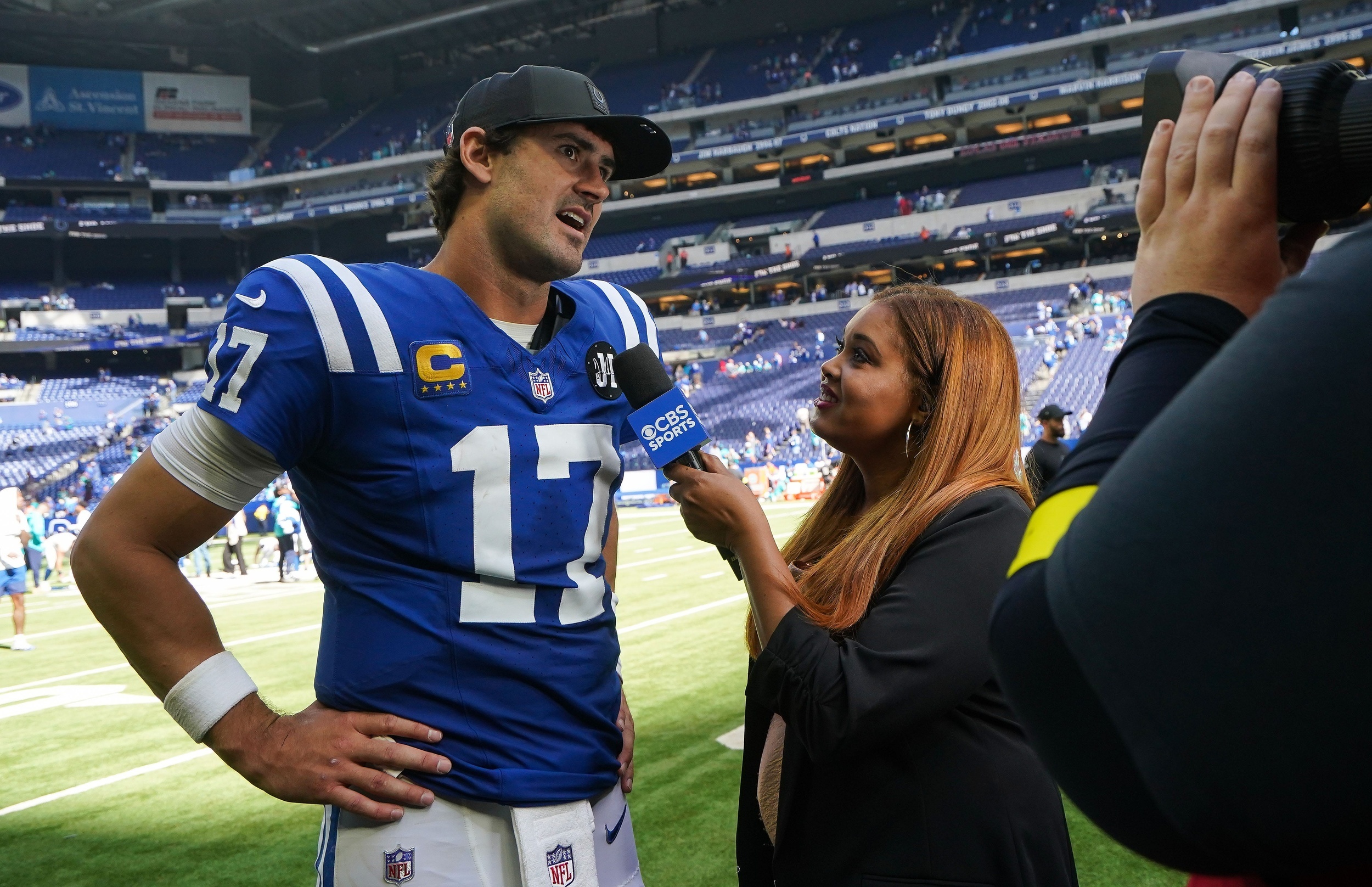 Daniel Jones makes big admission about Colts fans after win over Dolphins