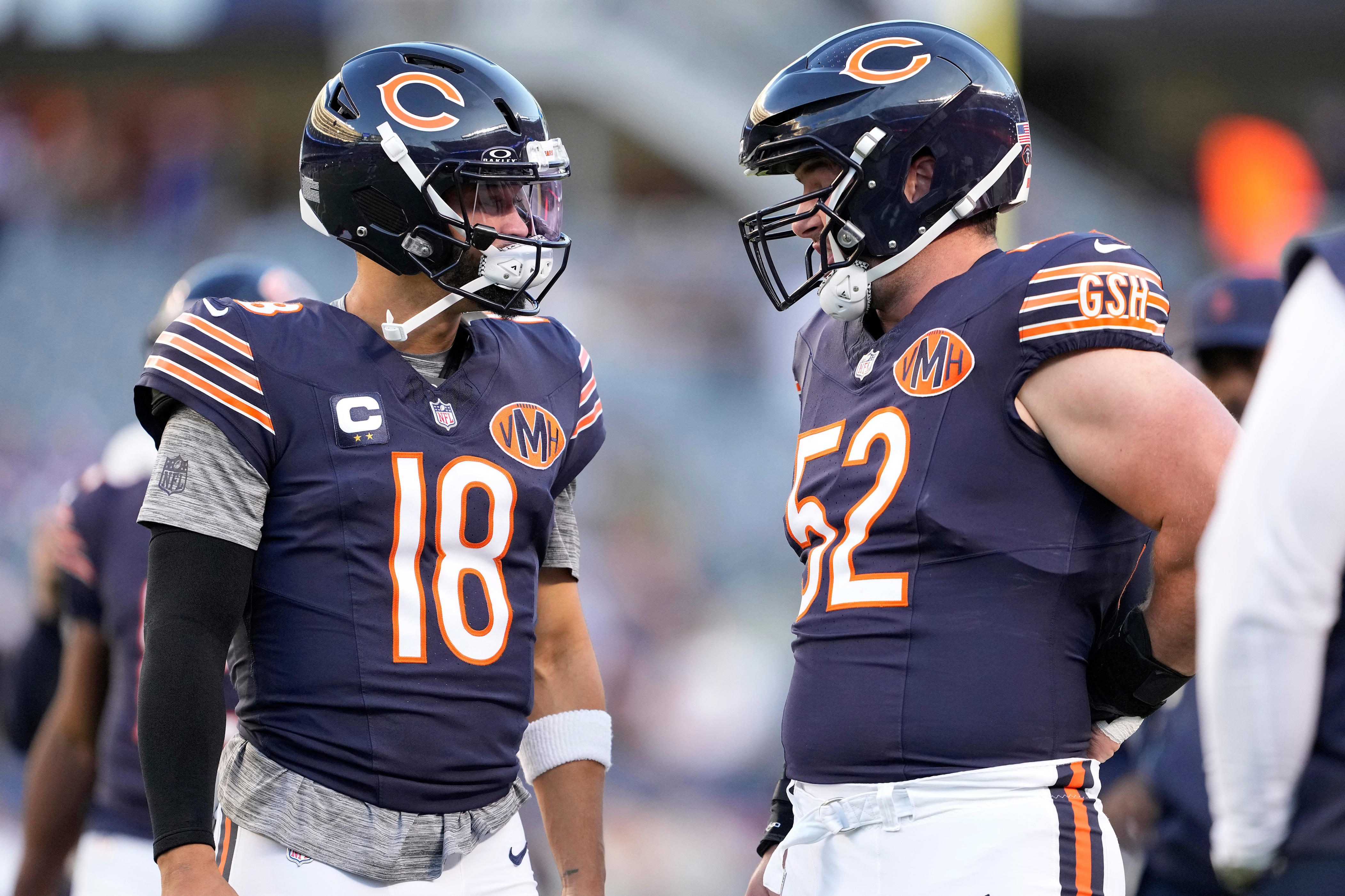 Drew Dalman explains why he loves playing with Bears QB Caleb Williams