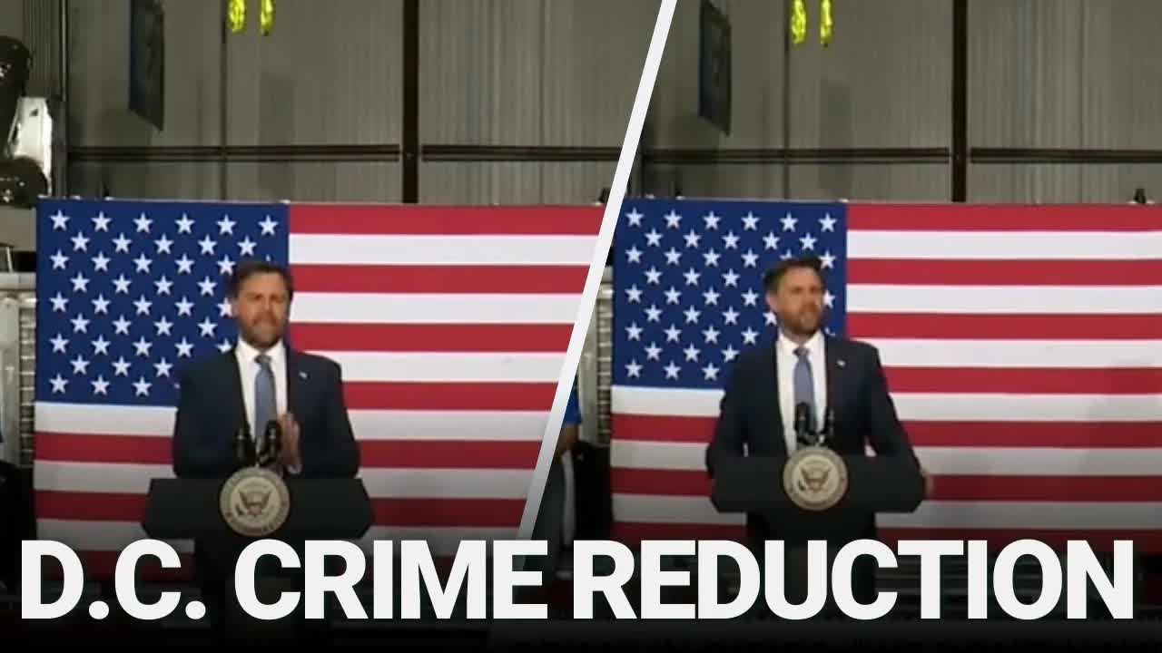 VP Vance touts reduction in DC crime during visit to Georgia