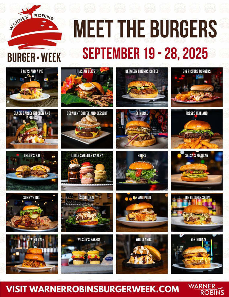 Who will earn bragging rights for best burger in Warner Robins? You decide