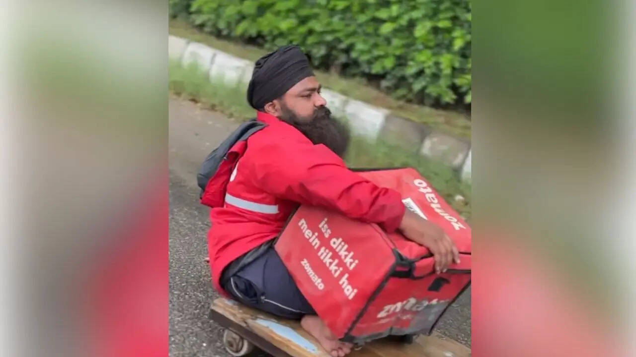 Faith, Strength & A Smile: Specially-Abled Zomato Delivery Partner On ...