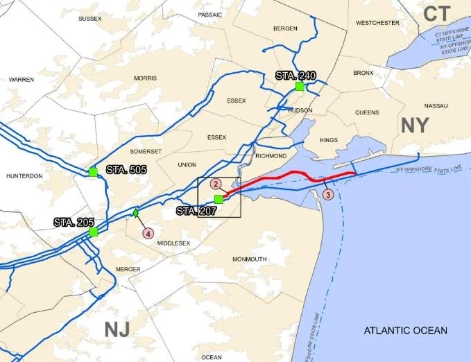 Plans Revived For Natural Gas Pipeline That Will Run Under Raritan Bay
