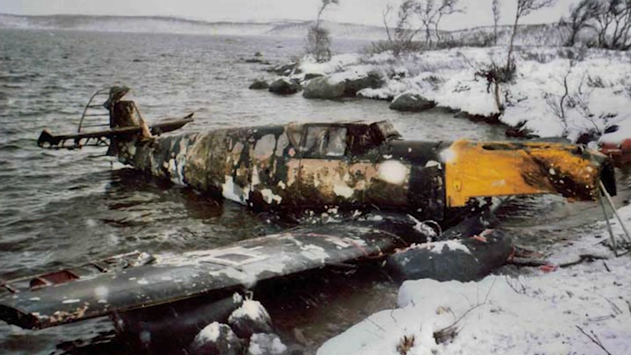 German Plane Lost for 60 Years Beneath the Ice