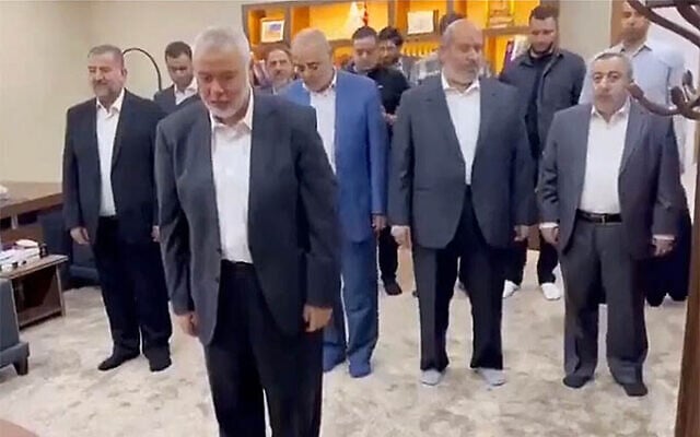 Reports say Hamas top leaders were in Doha building hit by strike ...