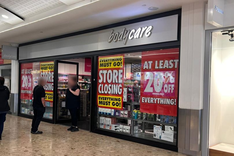 Closing down sale at Middlesbrough's Bodycare store days after retailer ...