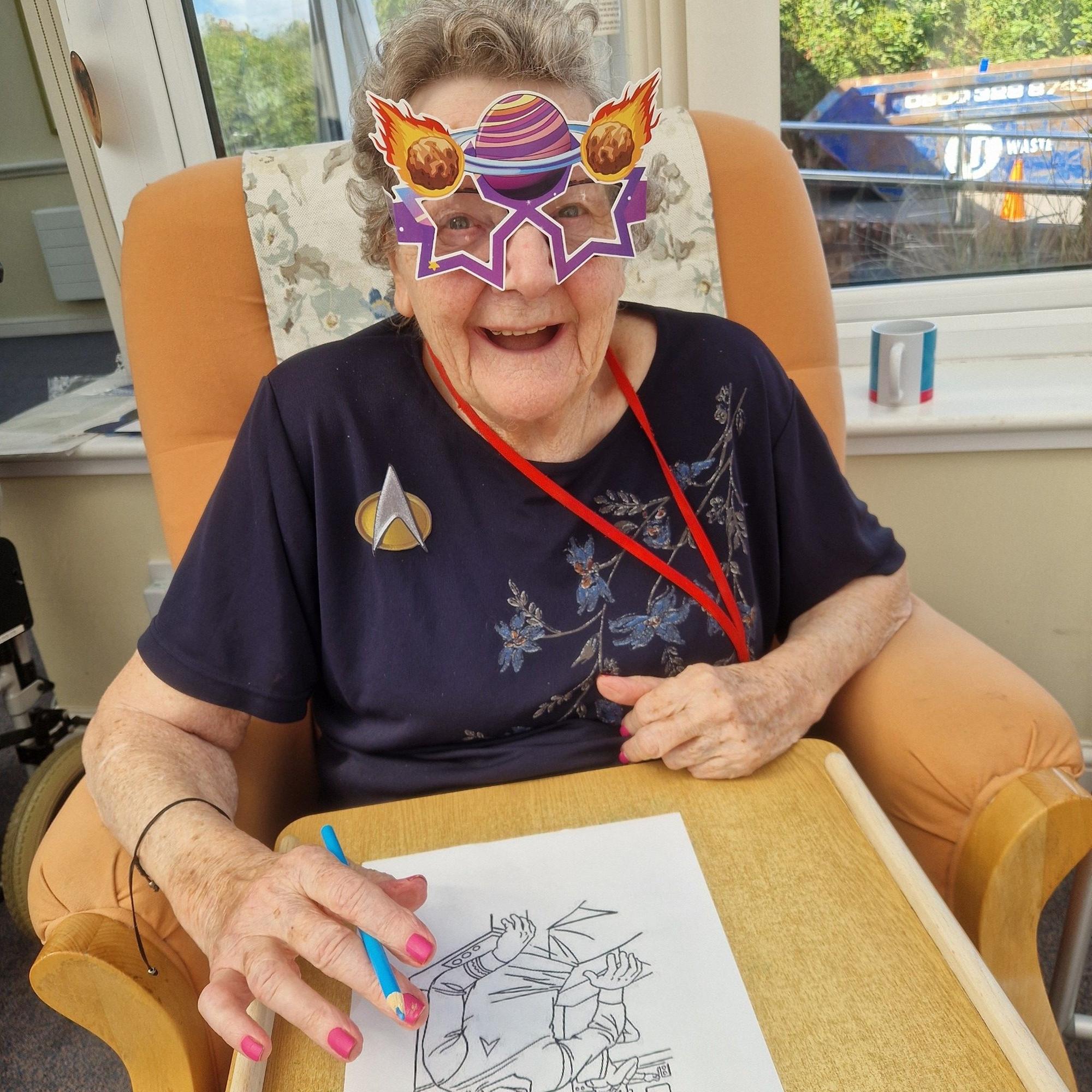 Residents at Bedhampton Court “Boldly Go” for Star Trek Day