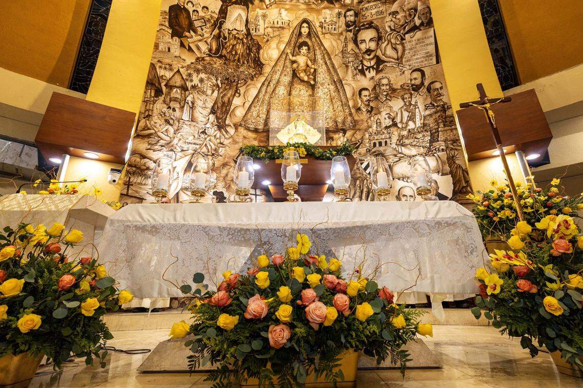 Miami pays tribute to Catholic shrine revered by Cuban exile community ...