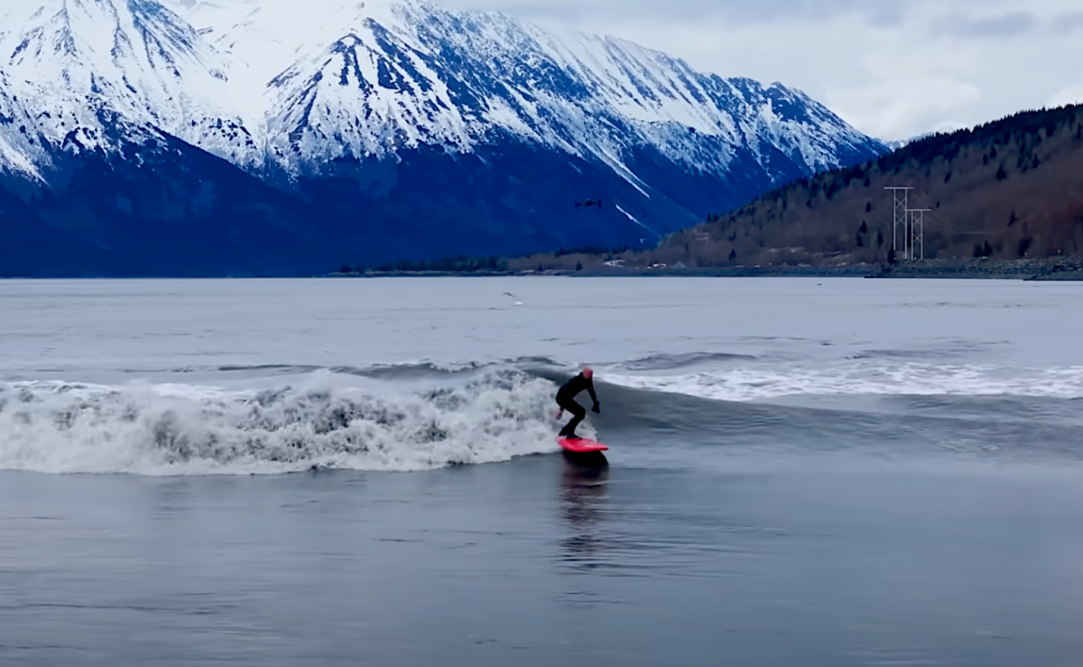Surfing a ‘Mile-Long’ Tidal Bore Wave in Alaska (Video)
