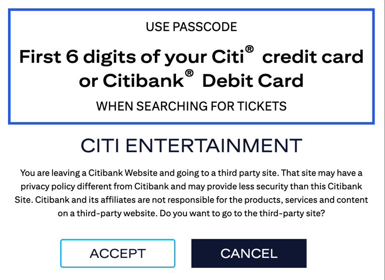 What is Citi Entertainment? Get access to concert presale tickets, VIP ...