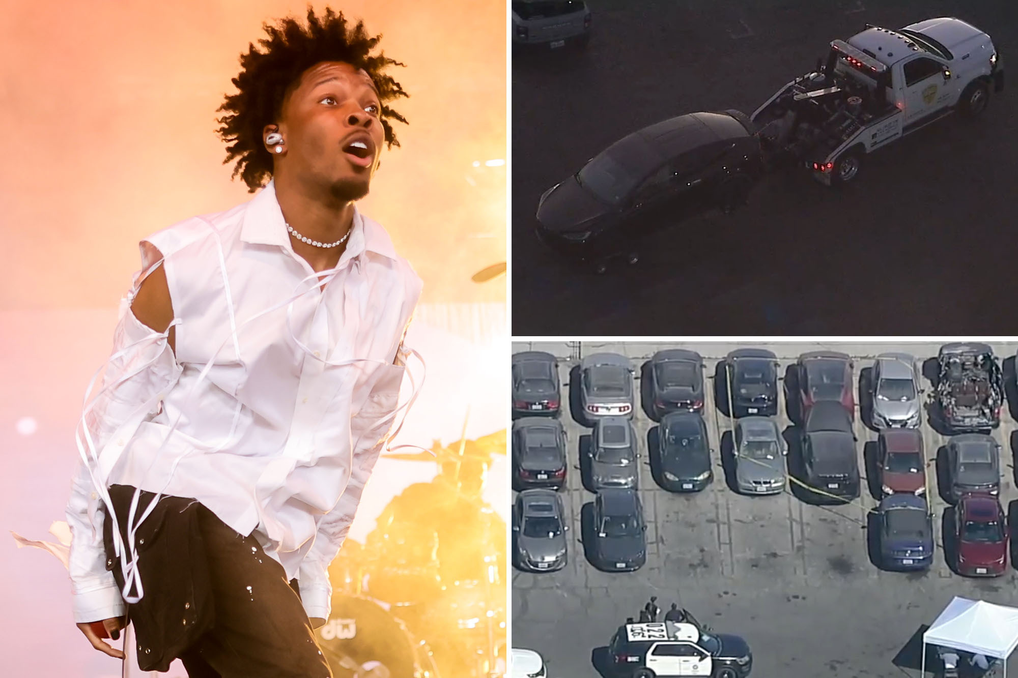 Singer D4vd’s Tesla found in LA impound lot with putrid, plastic ...