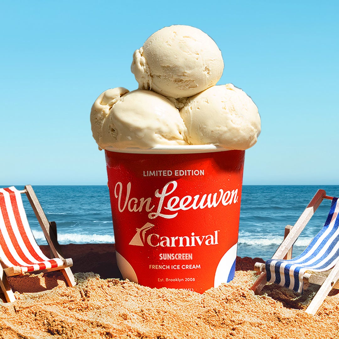 Sunscreen-flavored ice cream? Imagine SPF in a scoop with this new collab