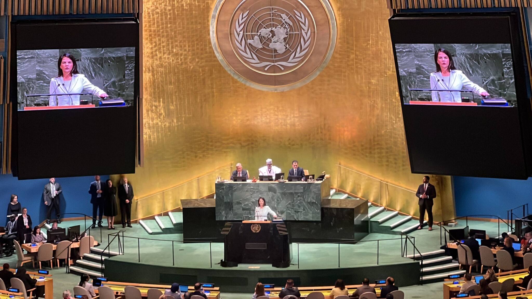 Annalena Baerbock startet als Präsidentin der UN-Vollversammlung in New York