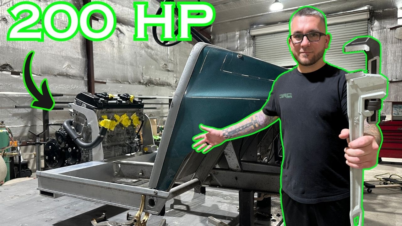 Hayabusa Swapped golf cart build! (Part 1)