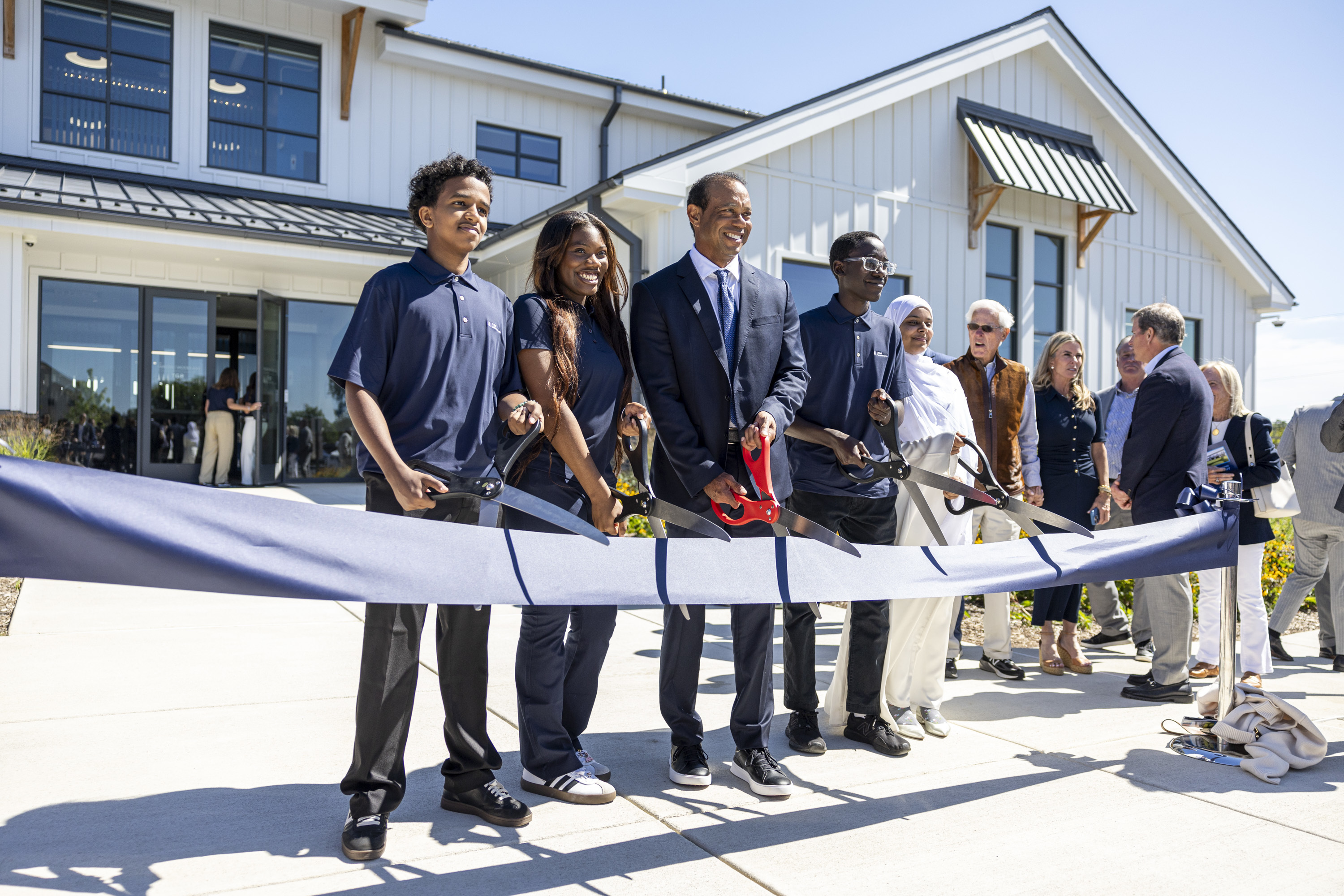 Tiger Woods visited West Philly to christen a new learning lab