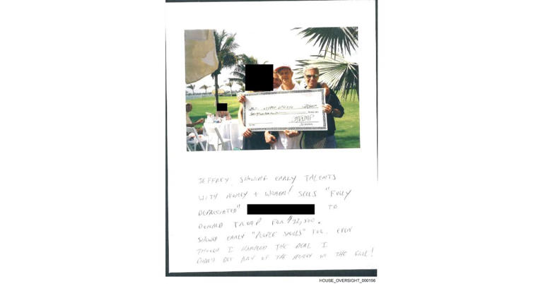 Jeffrey Epstein Birthday Book: Donald Trump's $22,500 Check to Late ...