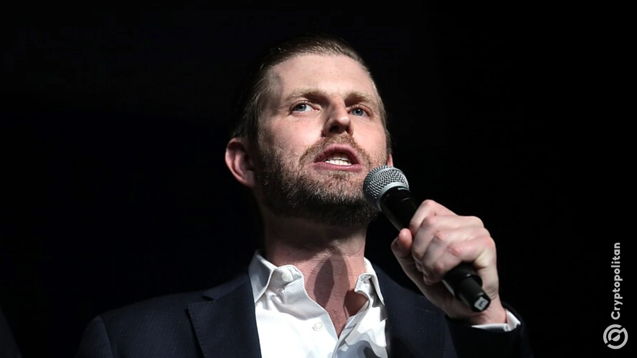 Eric Trump removed from the ALT5 board of directors after discussion ...