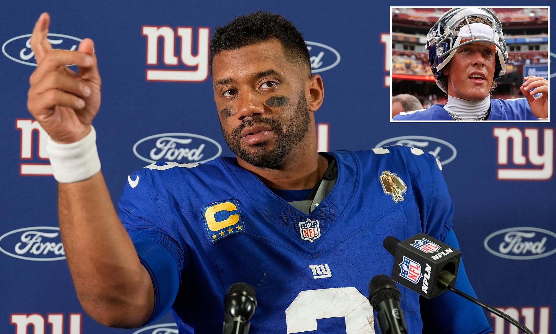 Russell Wilson finally responds to calls for him to be benched by the ...