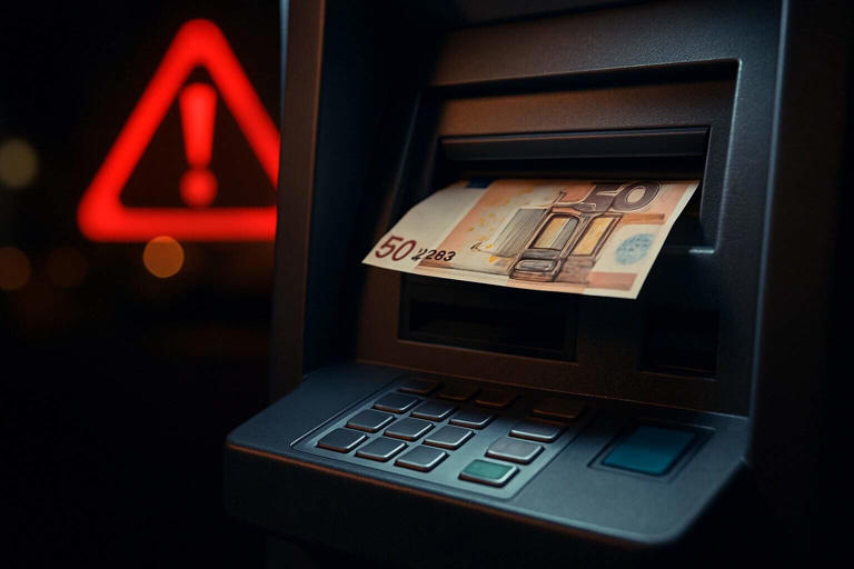 O truque da nota caída que distrai vítimas em caixas multibanco