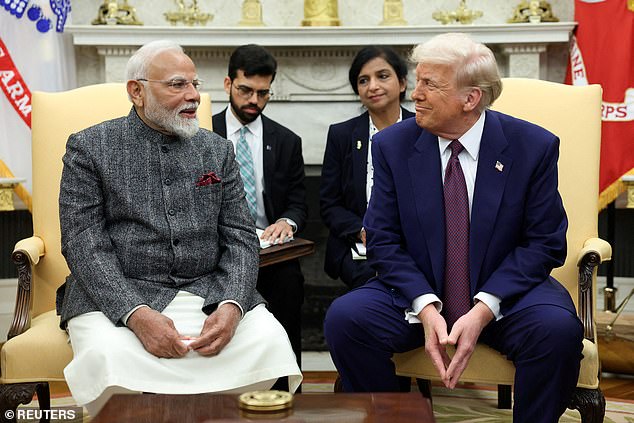 Trump celebrates talks with 'very good friend' Modi after Indian PM's ...