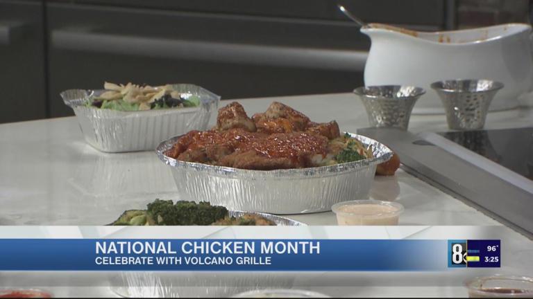 Celebrate National Chicken Month at Volcano Grille