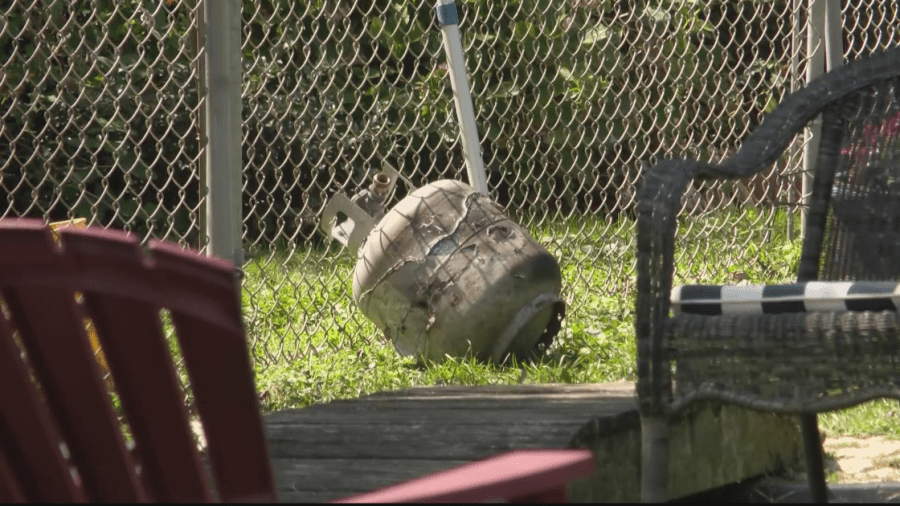 Two hospitalized after propane tank explosion