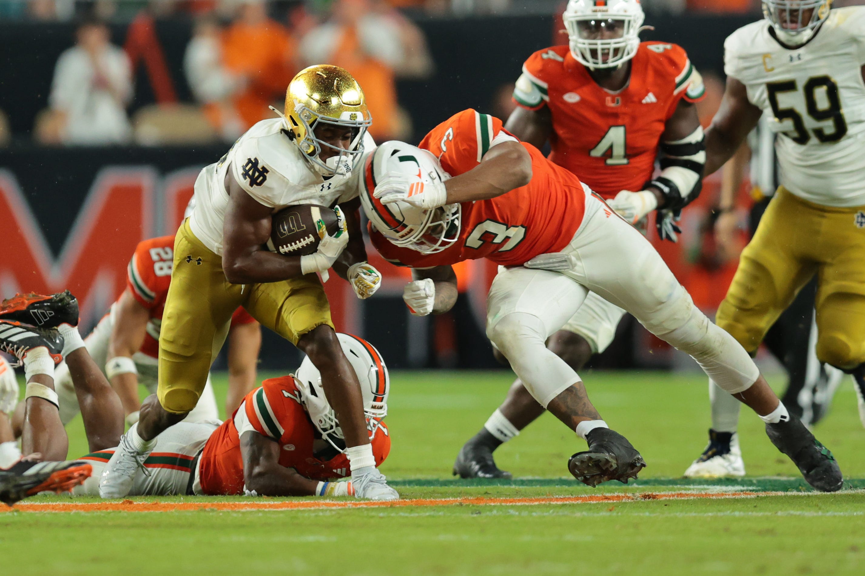 Watch: Notre Dame retakes the lead against Texas A&M with Jadarian ...