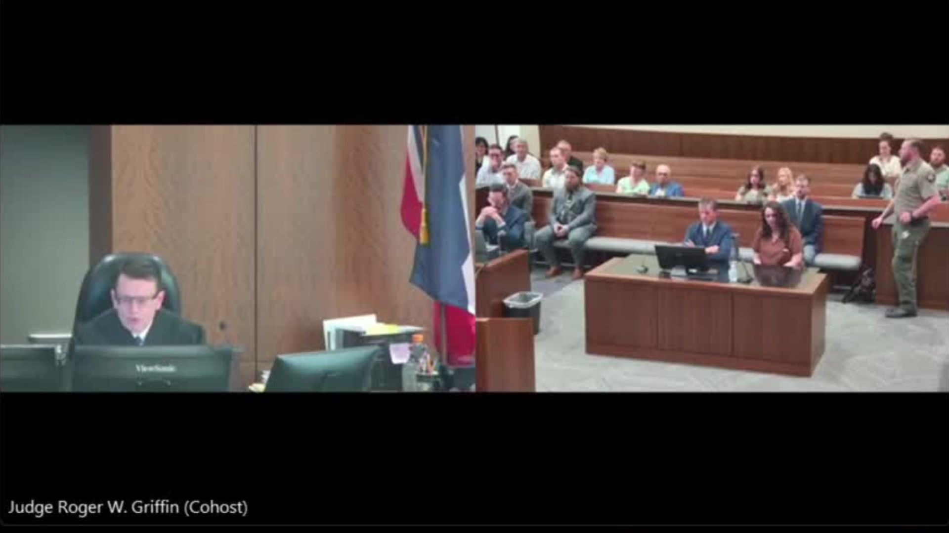 Judge Roger Griffin makes final comments, delivers sentence