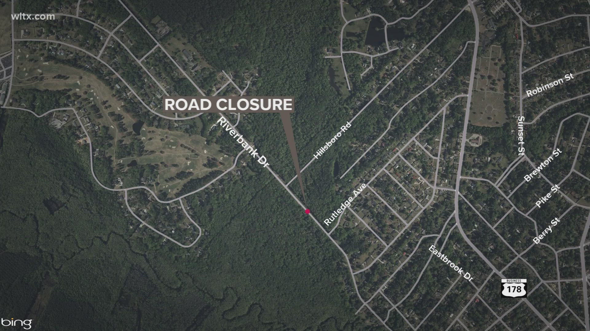Riverbank Road bridge closed in Orangeburg county