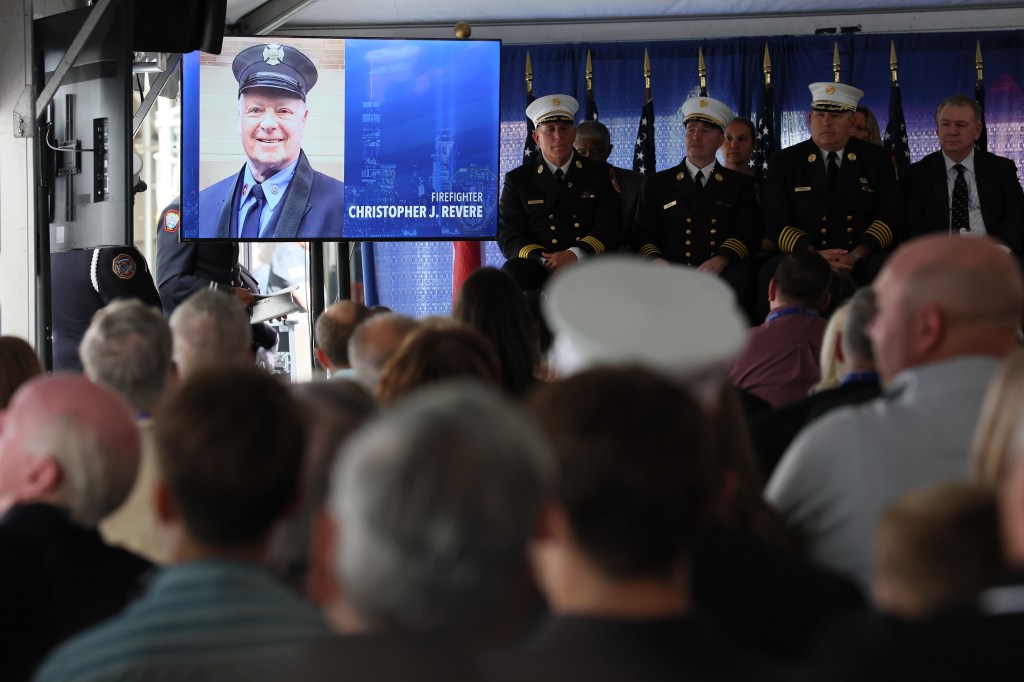 Names of nearly 40 FDNY heroes added to 9/11 memorial in touching ...