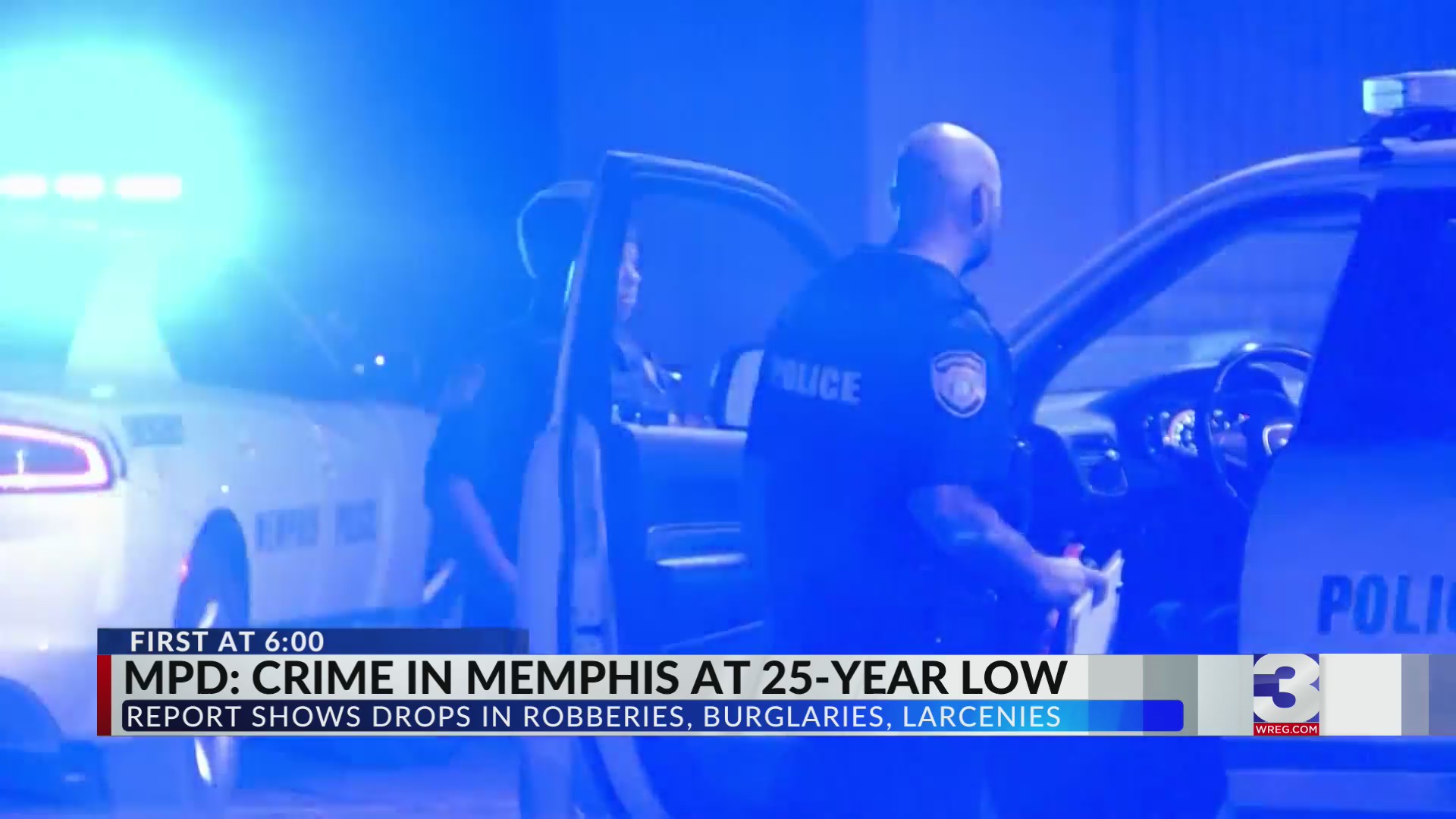 MPD: Memphis overall crime drops to 25-year low