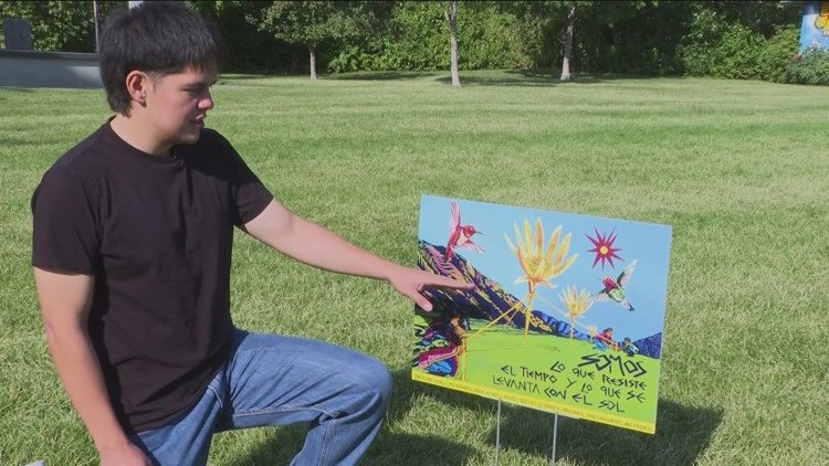 Hailey artist’s yard signs highlight Idaho’s immigrant community