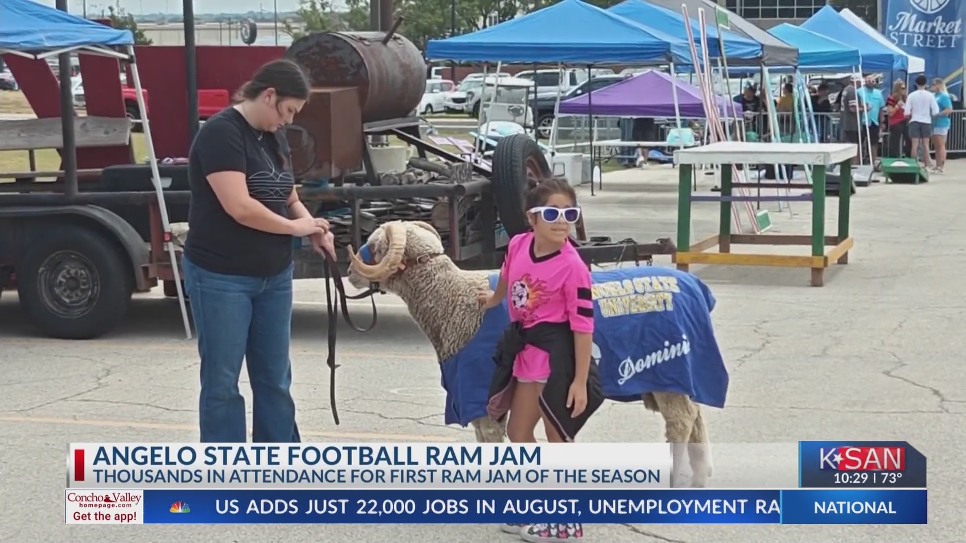 Angelo State hosts first 'Ram Jam' of the 25-26 football season