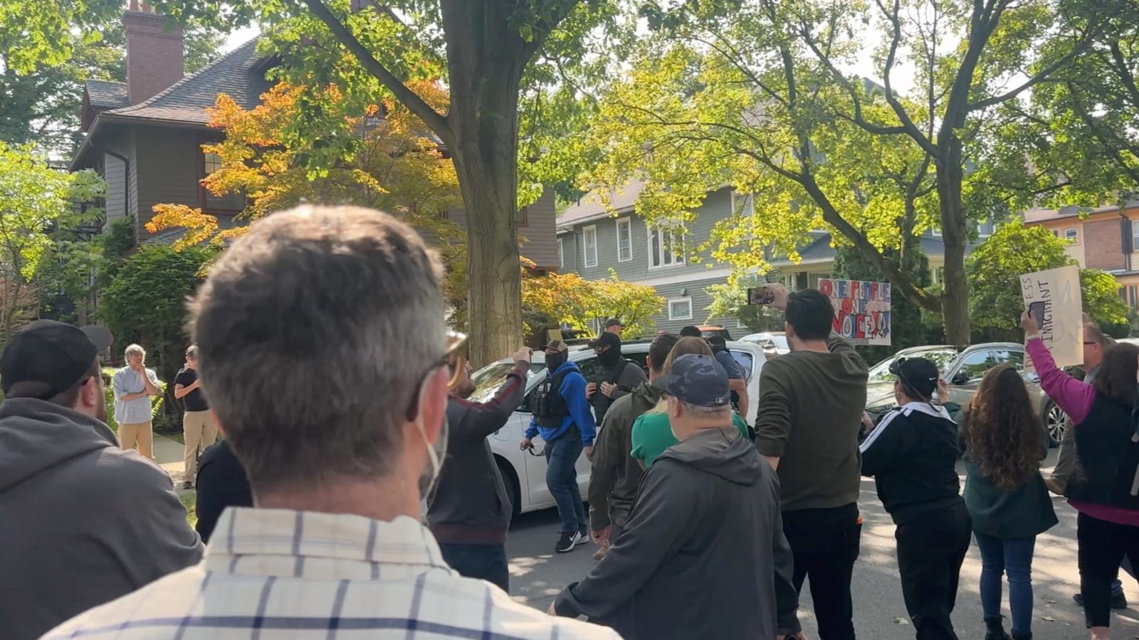 'Gestapo!' Immigration agents swarmed and tires slashed in explosive ...