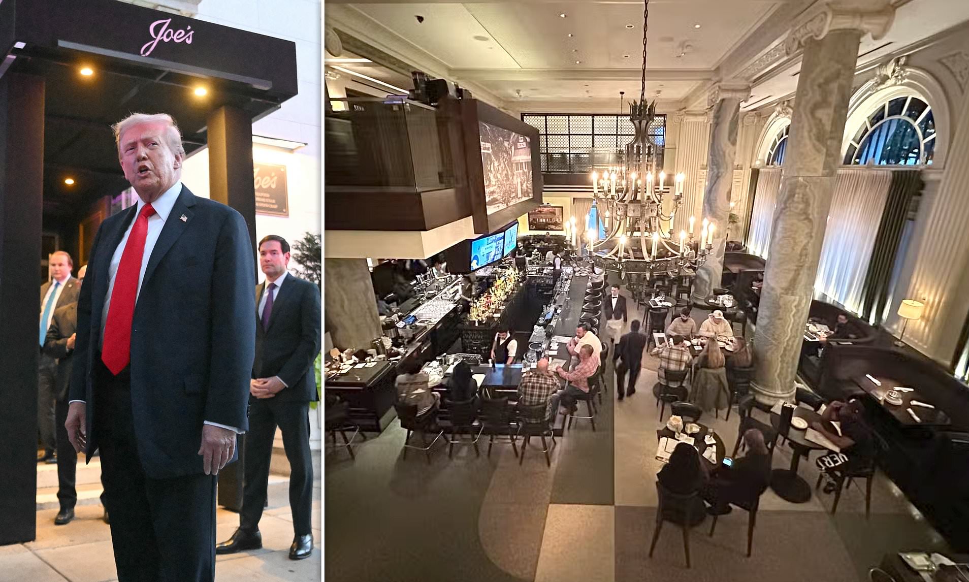 Trump FINALLY eats at a D.C. restaurant he doesn't own